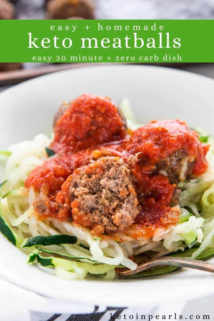 Homemade Keto Meatballs | Pepper Porch