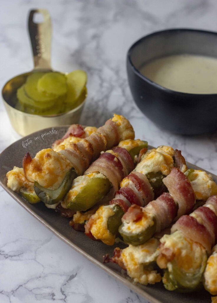 Bacon-Wrapped Pickles (Pickle Poppers) | Pepper Porch | Appetizers