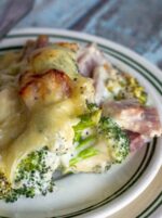 Keto Ham Casserole with Swiss Cheese and Broccoli | Pepper Porch