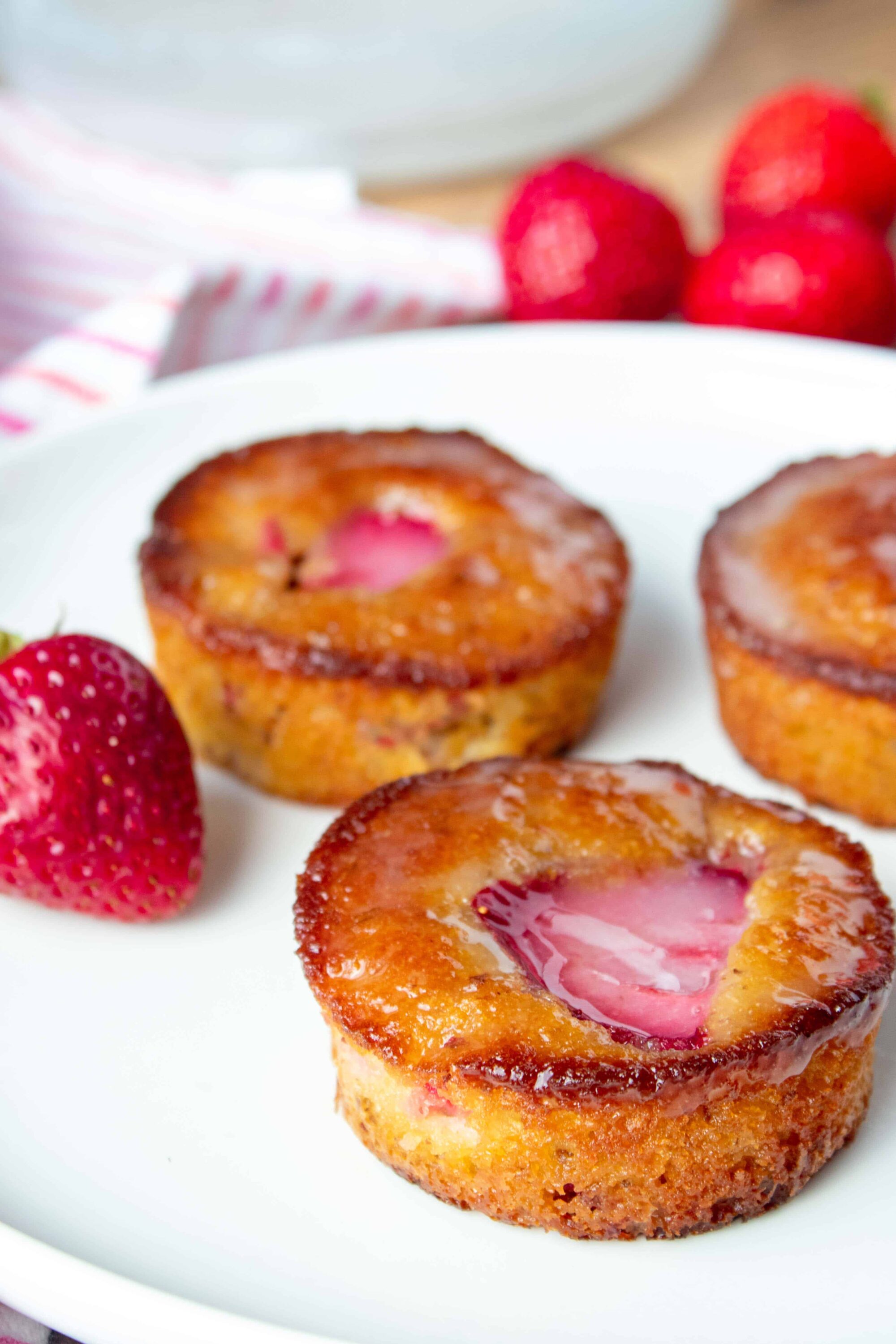 Low-Carb Strawberry Shortcake Muffins | Pepper Porch