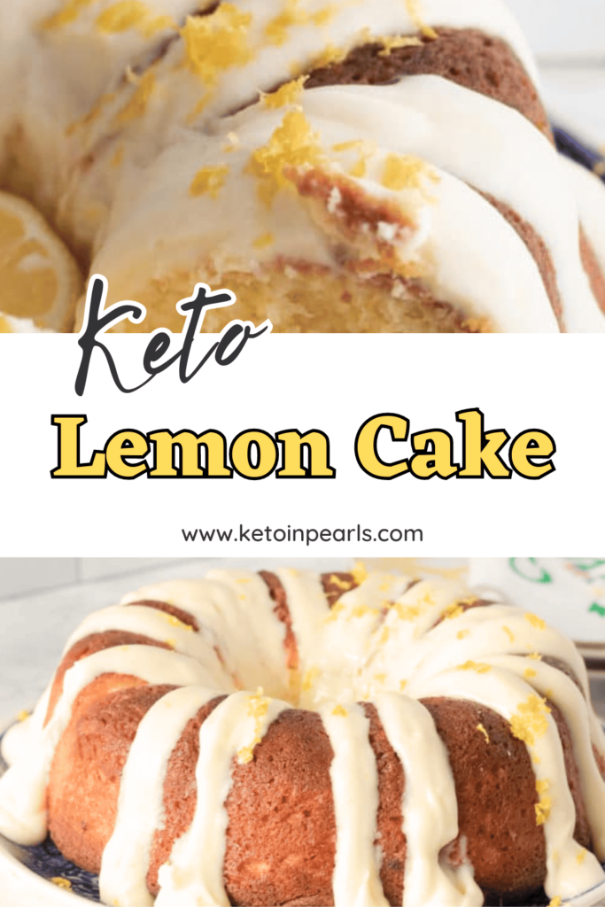 Keto Lemon Cake with Lemon Frosting | Pepper Porch